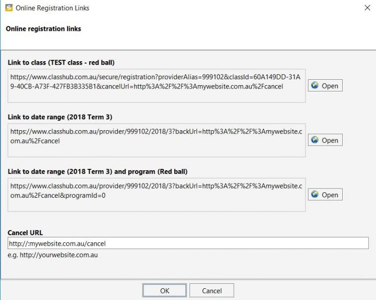 Online Class Registration Links – SportLogic Support